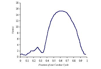 Physiological Waveform Of Pulsatile Coronary Blood Flow That Is Used As Download Scientific