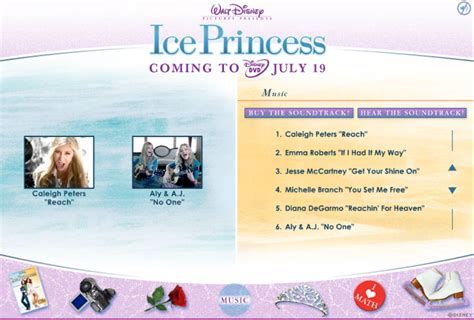 Disney Ice Princess Website Disney Website Walt Disney Pictures