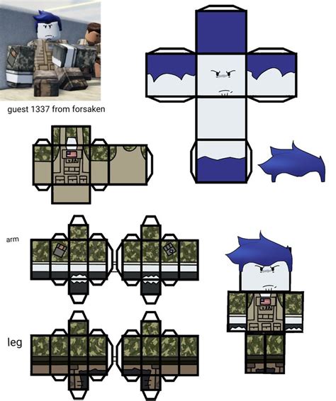 Guest 1337 Forsaken Papercraft Artesanías De Papel En 3d Arte Del