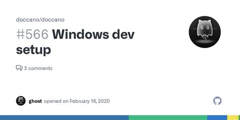 Windows Dev Setup Issue 566 Doccano Doccano GitHub