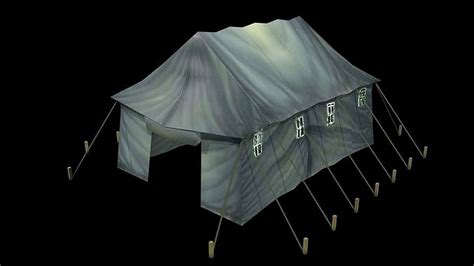 Tent Low Poly Model 3d