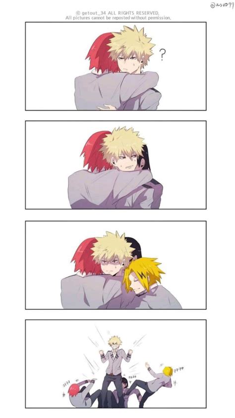 Bakugo Denki Et Kirishima Natsu