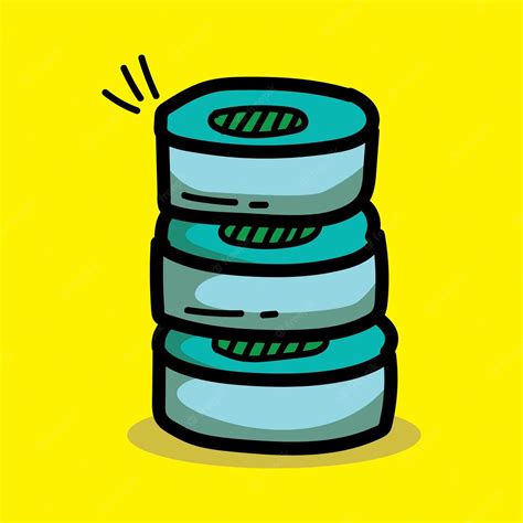 Premium Vector Cute Doodle Database Medical Science Icon Concept