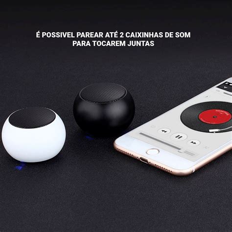 Mini Caixinha De Som Speaker Wireless Bluetooth M3 Feira Da Madrugada SP