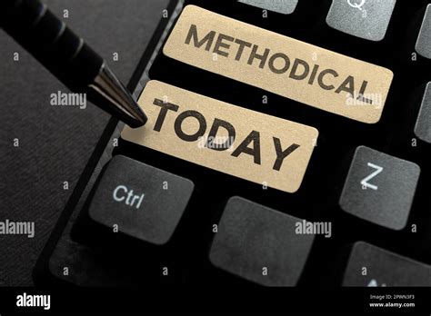 Hand Writing Sign Methodical Internet Concept System Of Methods Used