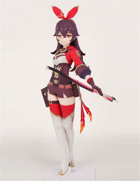 Papercraft Amber Genshin Impact