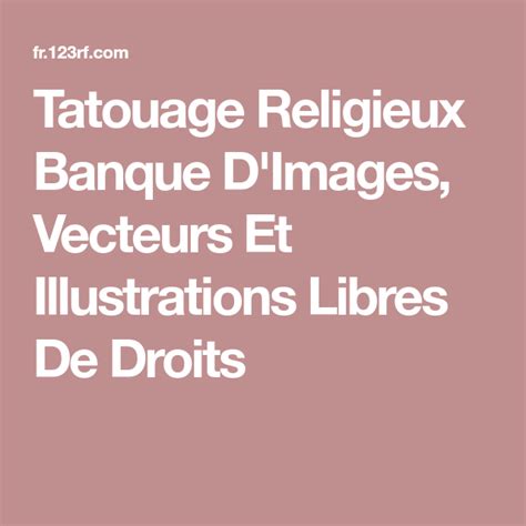 Tatouage Religieux Banque Dimages Vecteurs Et Illustrations Libres De