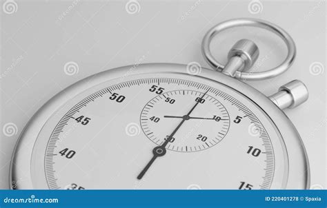 Analog Stopwatch Cartoon Illustration 62891440