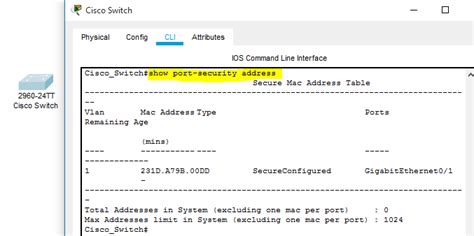 Configuration De La S Curit Des Ports Sur Le Commutateur Cisco Ios