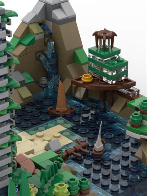 Lego Moc Micro Green City By Chricki Rebrickable Build With Lego