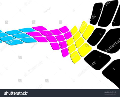 Vector Illustration Cmyk Colors Stock Vector Royalty Free 32059642