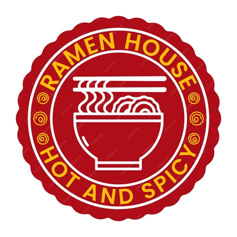 Premium Vector Asian Food Red Uzumaki Ramen House Hot And Spicy