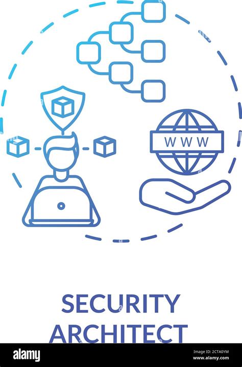 Security Architect Concept Icon Stock Vector Image And Art Alamy
