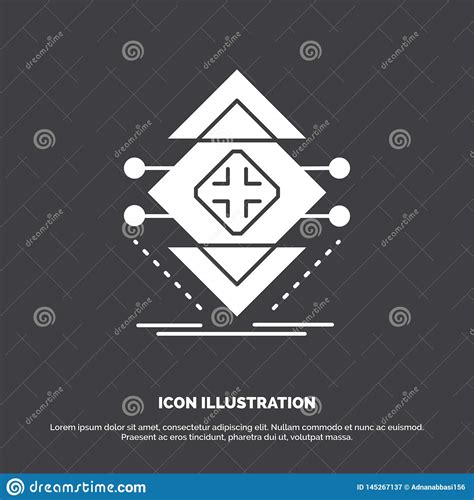 Computing Data Infrastructure Science Structure Icon Glyph Vector Symbol For Ui And Ux