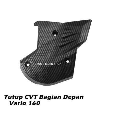 Jual Cover CVT Vario 160 Carbon Cover CVT Carbon Vario 160 Tutup CVT