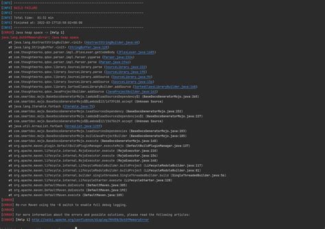 Javalangoutofmemoryerror Java Heap Space · Issue 212