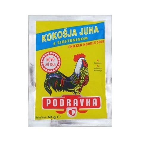 Noodles Podravka Chicken Soup 65g Craft Food