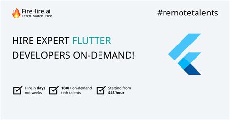 Hire Best Flutter Developers 12 Available Now