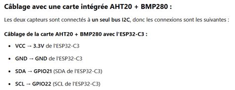 Capteur Pression Atmosphérique Température Bmp280