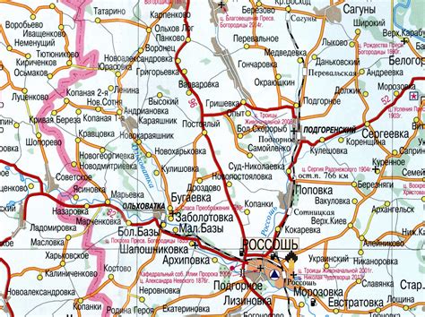 Карта ольховатки воронежской области