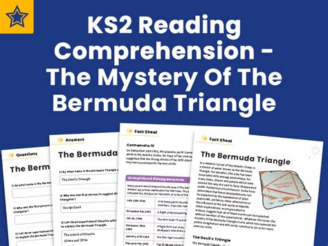 The Mystery Of The Bermuda Triangle Ks2 Reading Comprehension Worksheets Teaching Resources