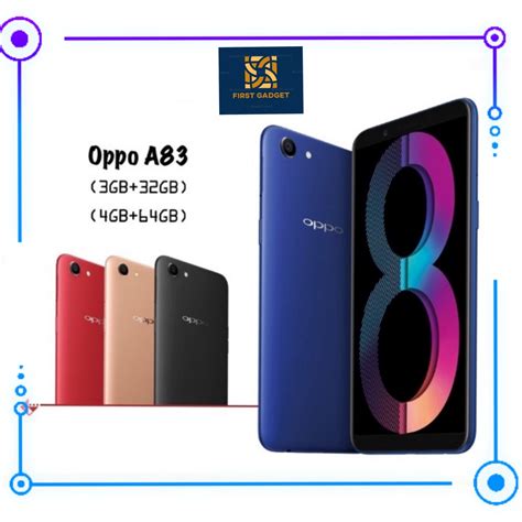 OPPO A83 4 64 NEW ORGINAL MOBILE PHONE ONE YEAR WARANTTY Shopee Malaysia