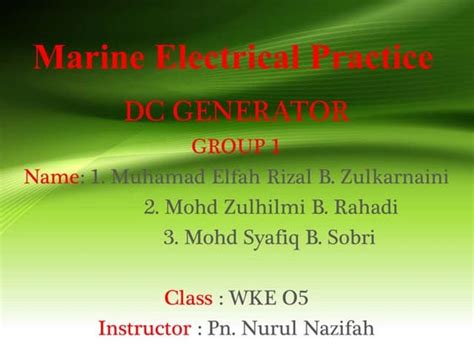 Construction And Parts Of Dc Generator Ppt
