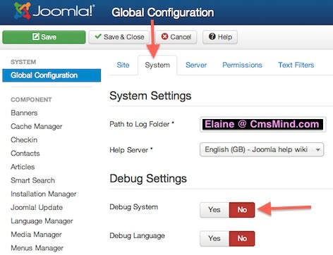 Joomla Tutorial How To Turn Off Debug Mode In Joomla
