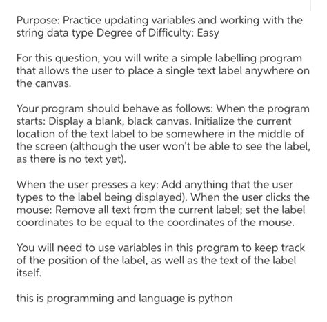 Purpose Practice Updating Variables And Working With