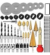 LAMPTOP Piece Woodworking Chamfer Drilling Tool Set Including Bolt Deburring Tool Tap