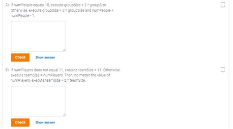 Solved Translate Each Description To An If Else Statement As Chegg