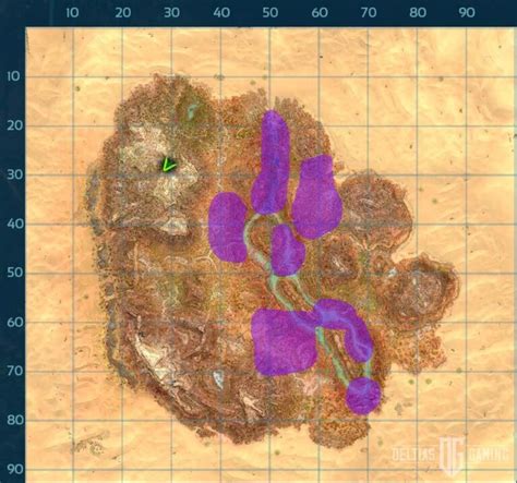 Ark Survival Ascended Titanosaur Spawn Location Map On Scorched Earth