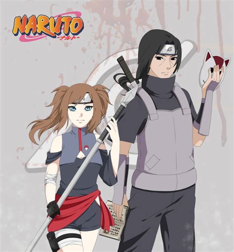 Itachi Uchiha And Akina Nakamouri By Motofox 5 On Deviantart