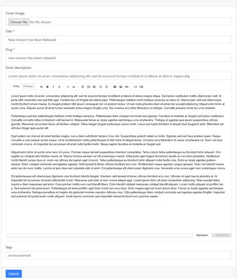 cms kit blogging abp documentation