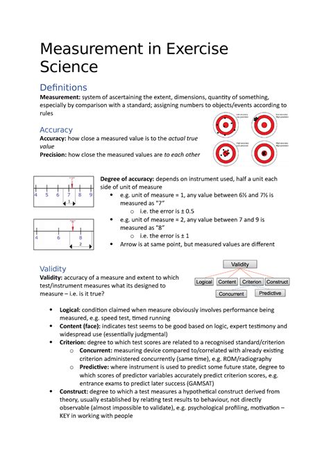 Measurement In Exercise Science Measurement In Exercise Science Definitions Measurement