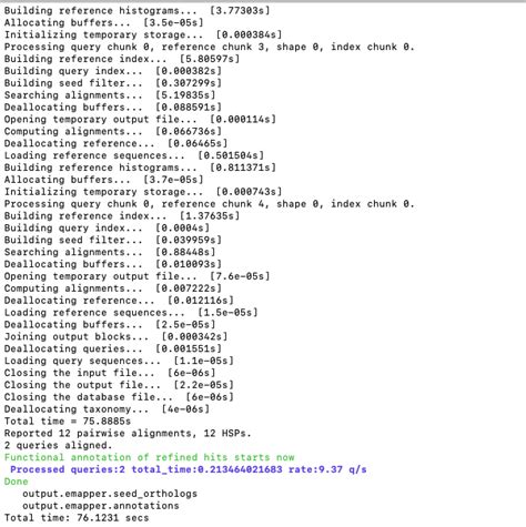No Annotation And Orthology Output Issue Eggnogdb Eggnog Mapper Github