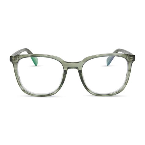 Parker Square Glasses Cool Matcha Diff Eyewear