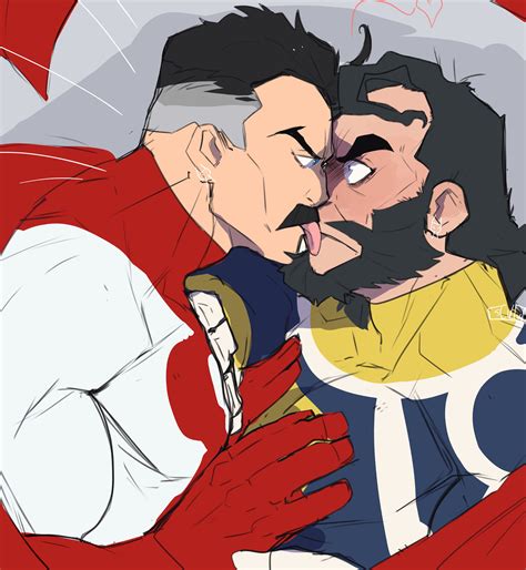 Omni Man Nolan Grayson And The Immortal Invincible Drawn By Scullvi