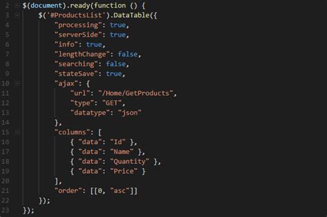 Server Side Pagination And Sorting Using Jquery Datatables Net Dev