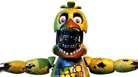 Withered Chica Render By Bad131 On Deviantart