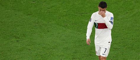 Ronaldo Moved To Tears After Morocco Shocked Portugal