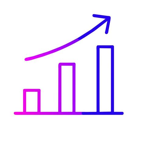 Business Concept Increase Success Growth Bar Chart Steps By Step Chart