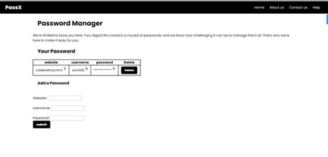 Sumit Kumar On Linkedin 🔹 Project Namepassword Managerprototype 🔹