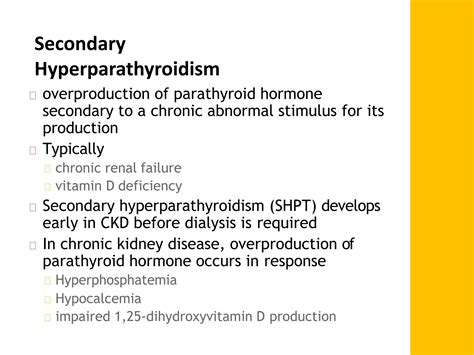 Hyperparathyroidism Pptx Bone And Joint Conditions Diseases And Conditions