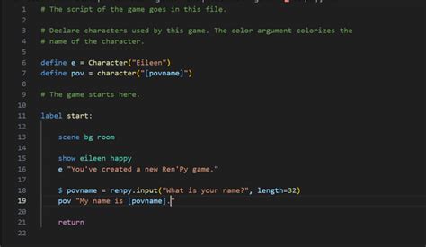 Custom Input Screen Rrenpy