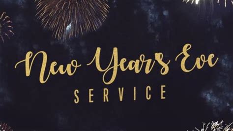 New Years Eve Service Bridgeway Church