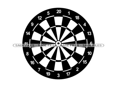 Dartboard 8 SVG Dartboard SVG Darts Dart Board SVG Dartboard Clipart Dartboard Files For
