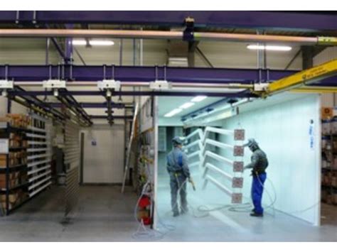 Convoyeur Aerien Manuel Passage En Cabine De Peinture Contact Cmat