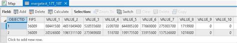 Spatial Analyst Merging Tabulate Area Results By County Using ArcGIS Pro Geographic