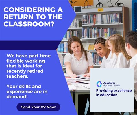 Academic Appointments Ltd On Linkedin Considering A Return To The